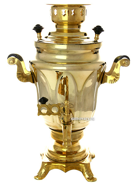 Электрический самовар 1,5 литра желтый "тюльпан", арт. 130207 купить