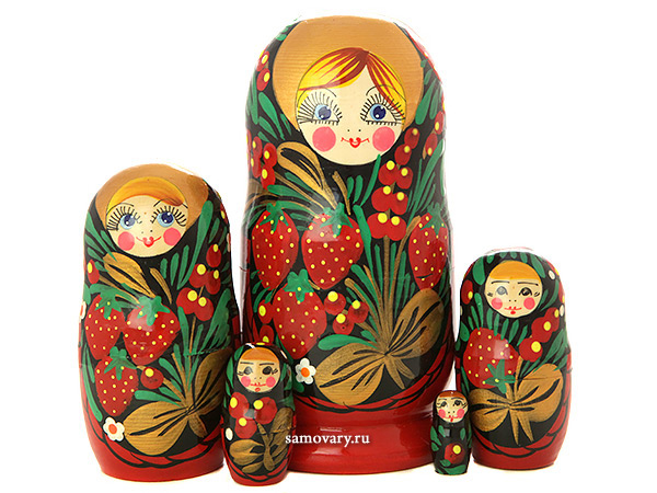 Матрешка "Хохлома классическая", арт. 52 купить